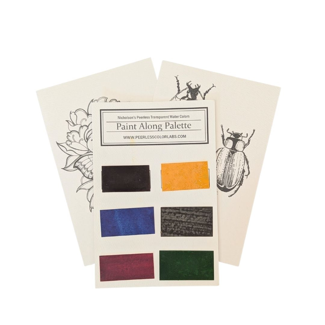 Paint Along Palette : Insects – Nicholson's Peerless Watercolors
